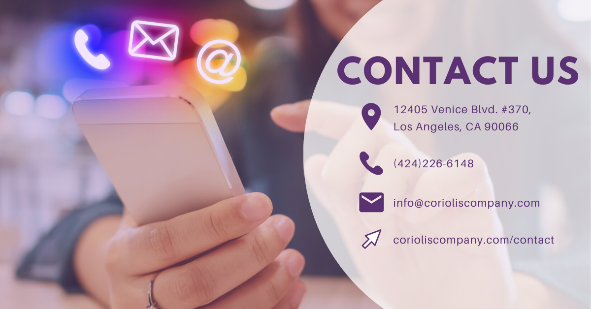 Contact Us Today | Coriolis Company