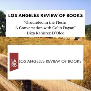 Colin Dayan: Animal Quintet Author Updates | Coriolis Company